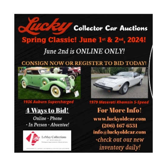 Lucky Old Car LLC Auction Catalog - Lucky Collector Car Auction ONLINE ...
