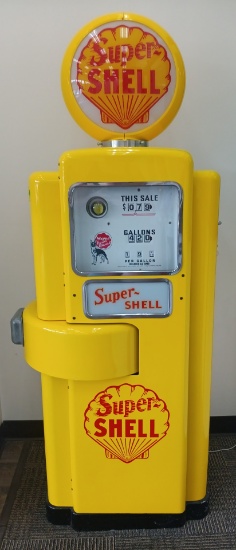 Super Shell Gas Pump "Wayne Honest Measure" - Underwriters Laboratories ...