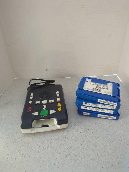 Digital reader talking book DA1 braille with 4 books | Online Auctions ...
