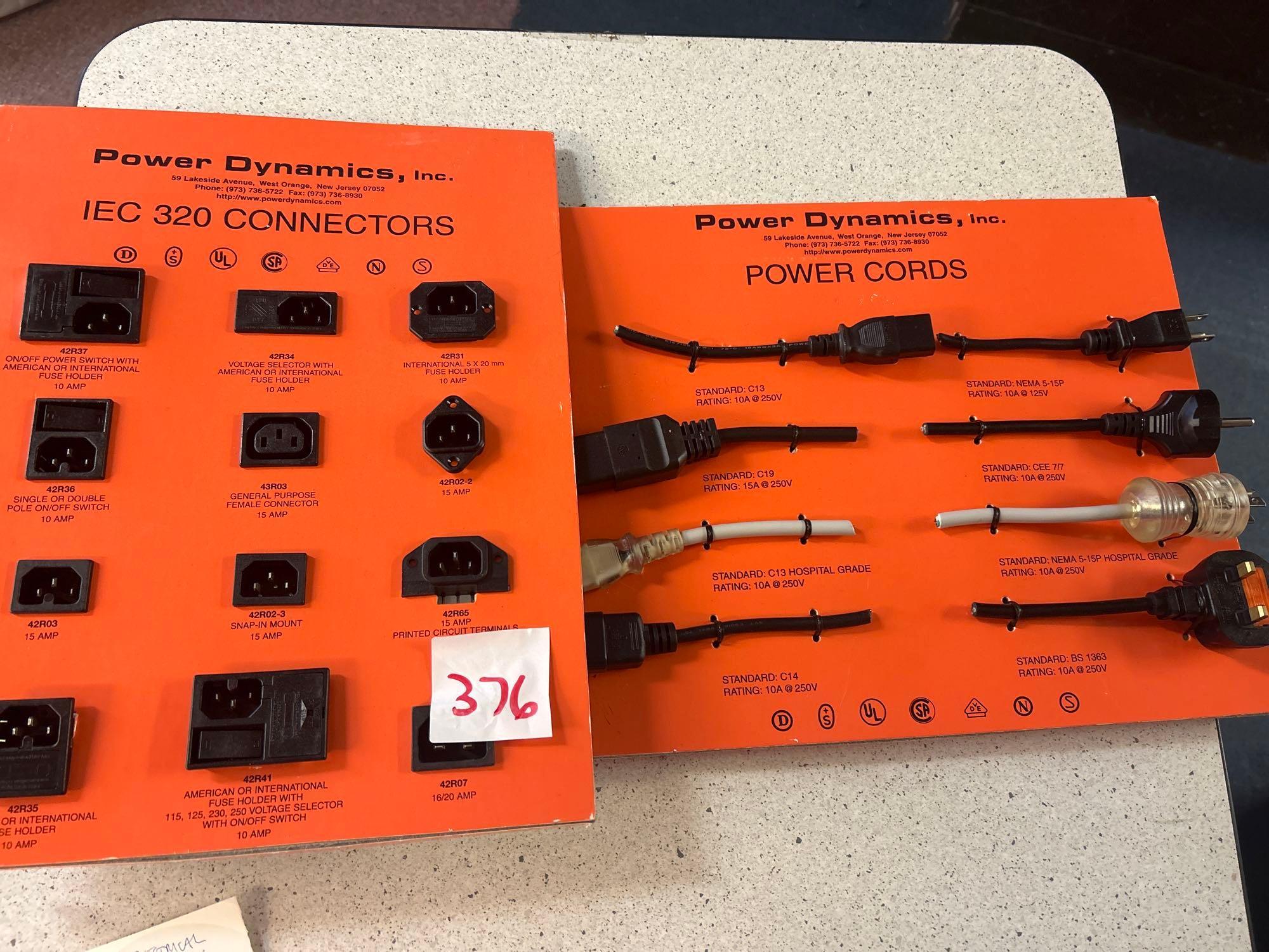 2 electrical cord displays power dynamics cords | Proxibid