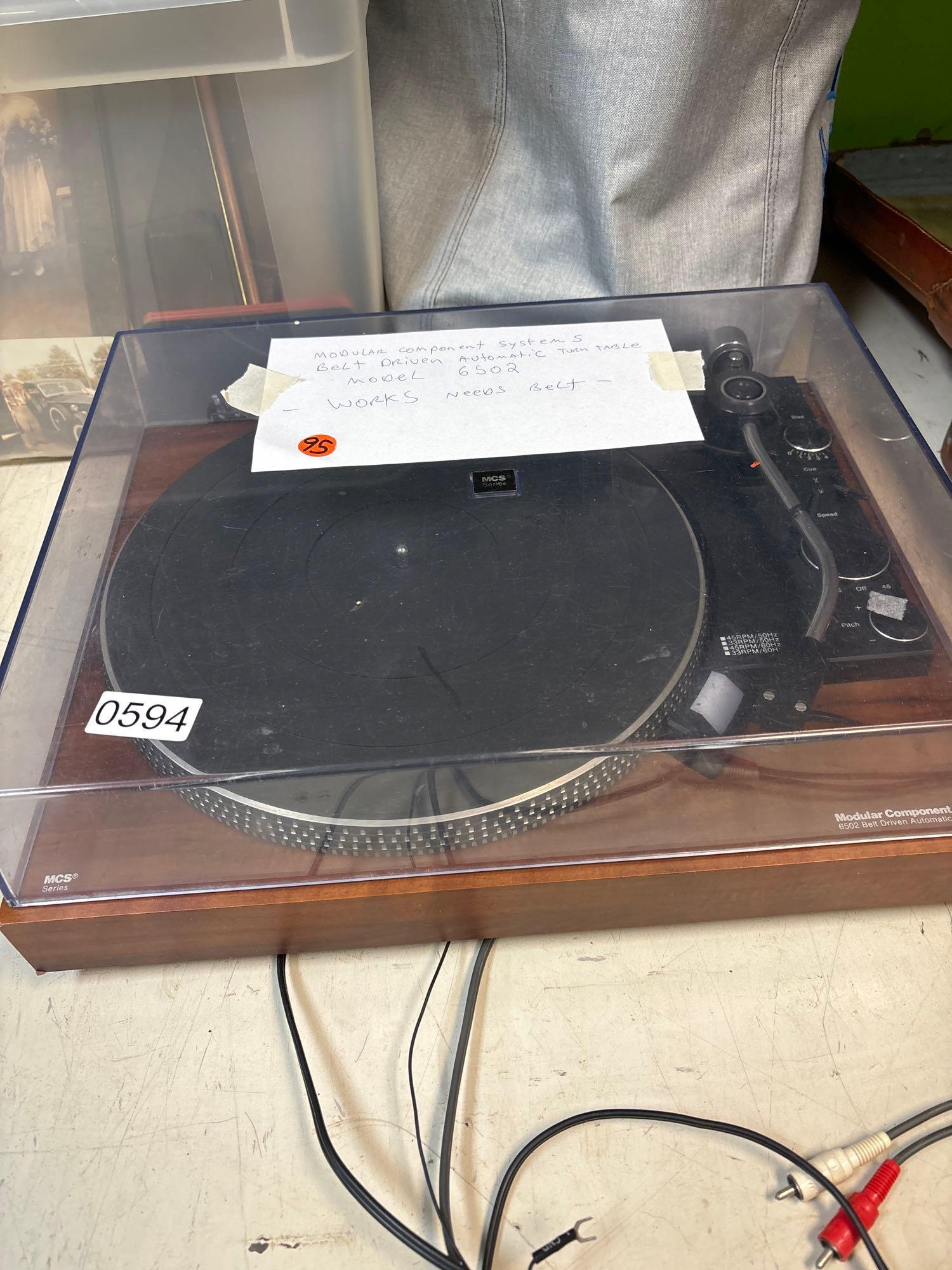 modular component systems model 6502 turntable | Proxibid modular component systems model 6502 turntable | Proxibid