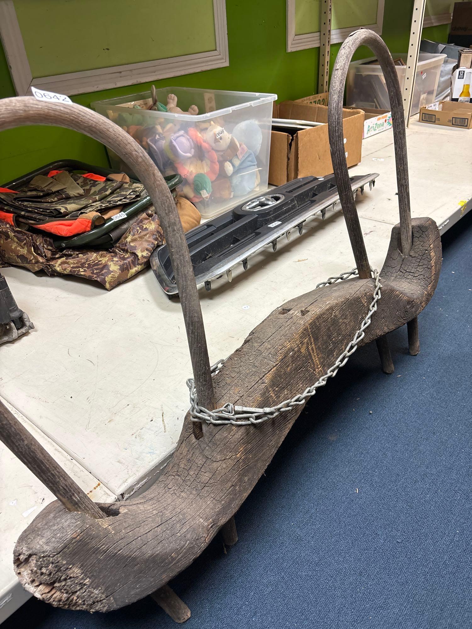 large antique ox yoke | Proxibid