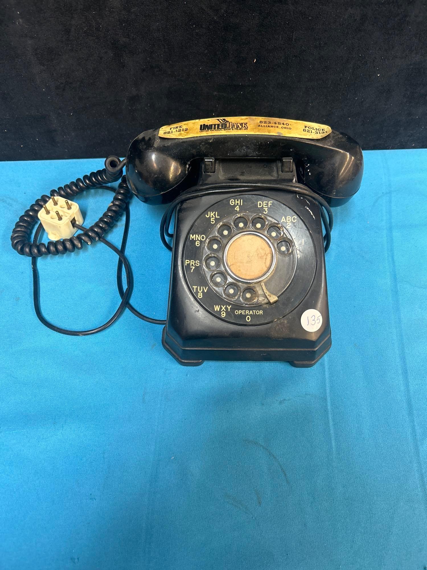 vintage united bank telephone | Proxibid