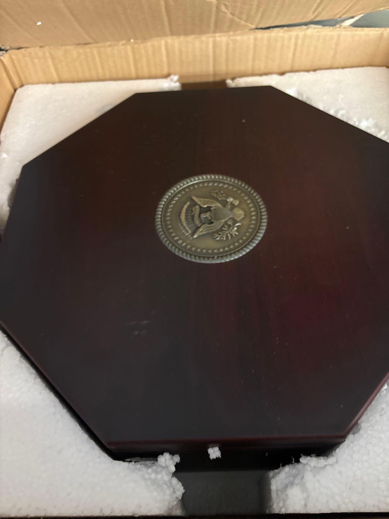 brand new octagon wooden box for state Quarter | Proxibid