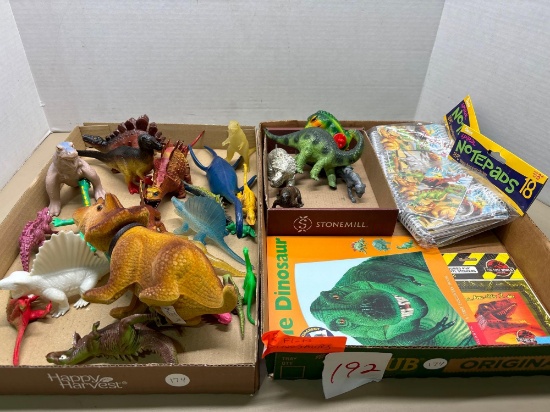 Collection of dinosaurs figures books etc. | Art, Antiques ...