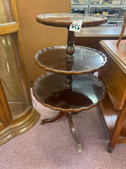 three tier pie crust table | Art, Antiques & Collectibles Collectibles ...