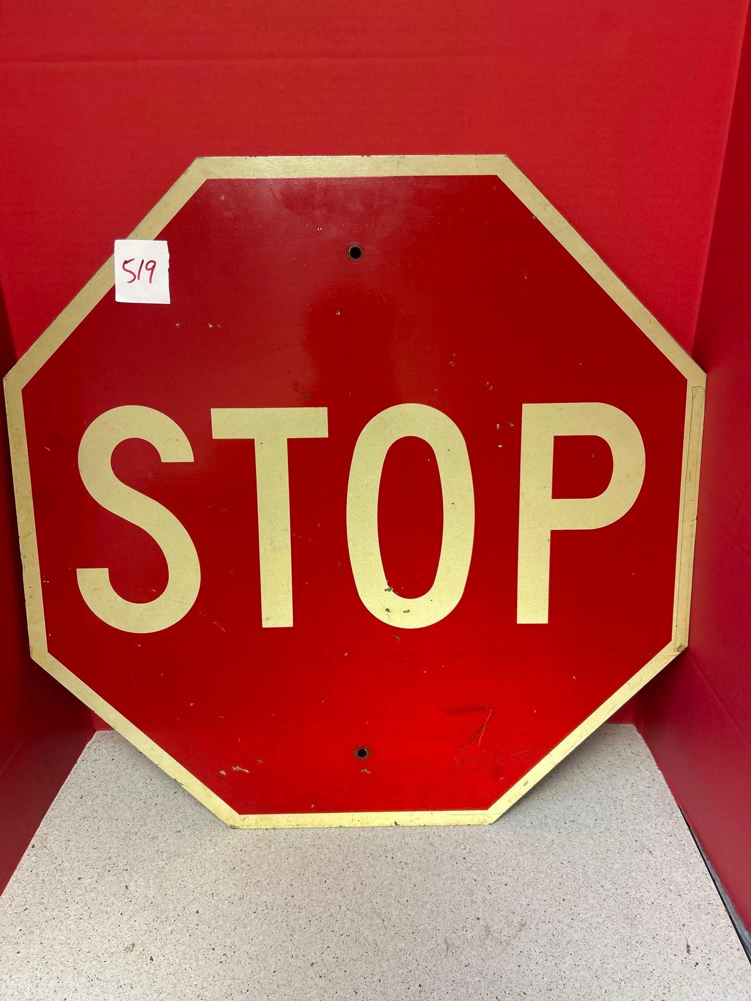 metal stop sign | Proxibid