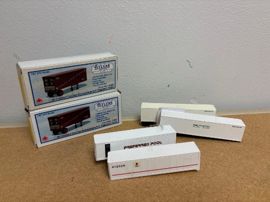 HO scale, train cars, trailers 2 new inbox | Art, Antiques ...