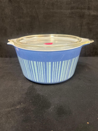 vintage Pyrex blue barcode dish | Estate & Personal Property Personal ...