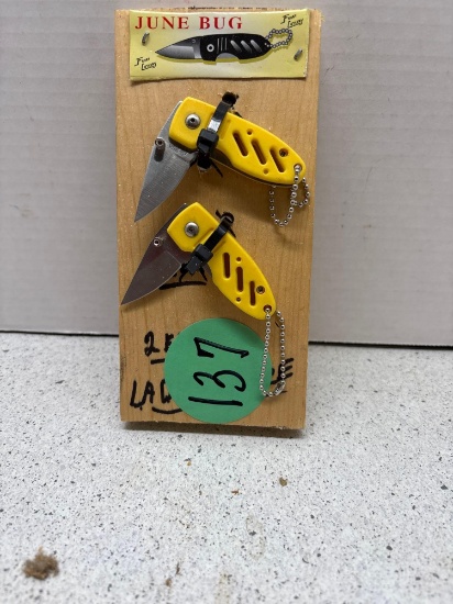 2 June bug pocket knives | Online Auctions | Proxibid