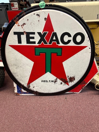 Metal Texaco sign | Online Auctions | Proxibid
