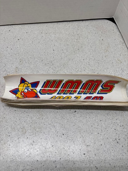 20 WMMS the buzzard radio bumper stick stickers | Online Auctions ...
