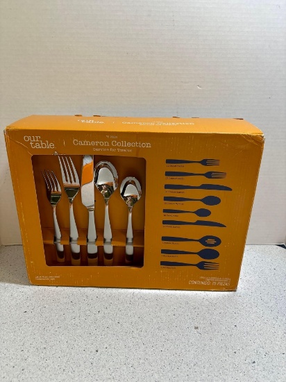 Our table stainless flatware set 75 pieces | Estate & Personal Property ...