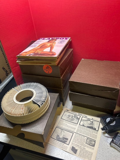 playboy magazines and rotary slide trace | Estate & Personal Property ...