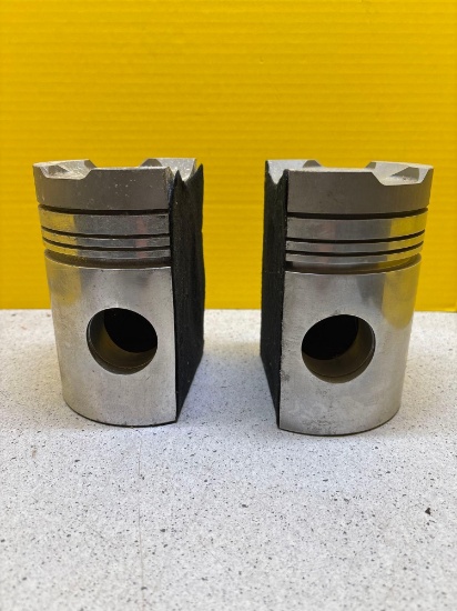 Pair of vintage piston book ends | Estate & Personal Property Personal ...