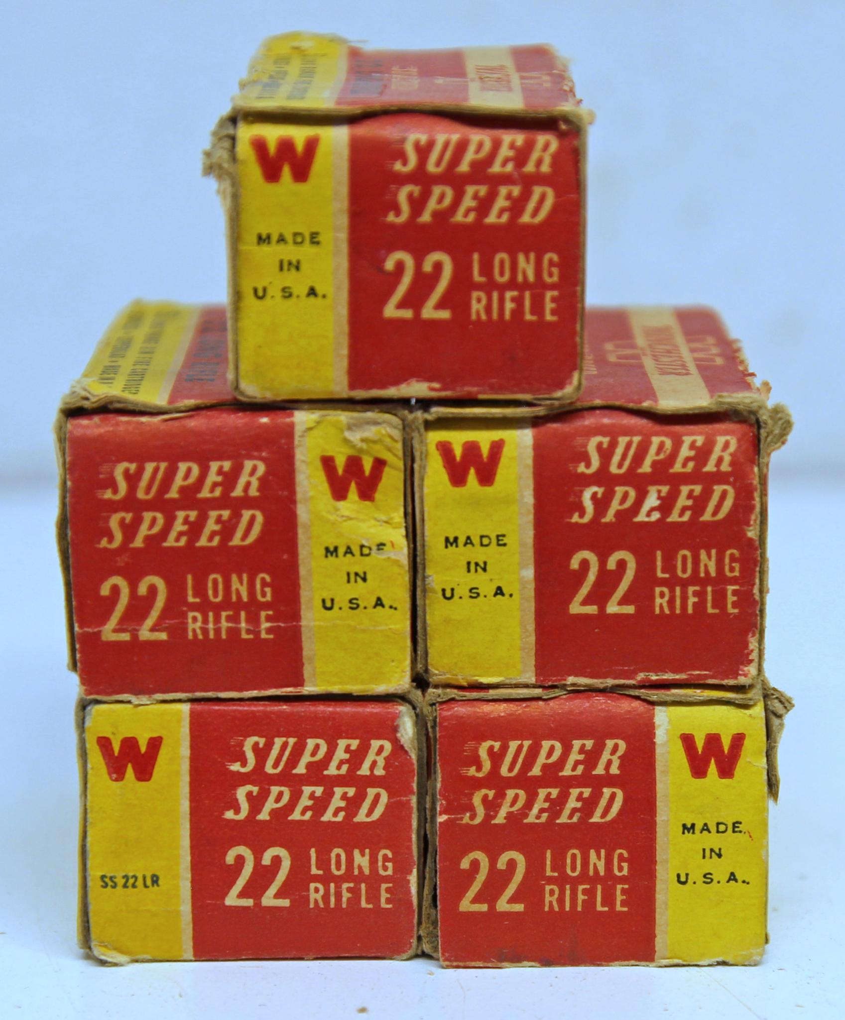 5 Full Vintage Boxes Winchester Super Speed .22 | Proxibid 5 Full Vintage Boxes Winchester Super Speed .22 | Proxibid