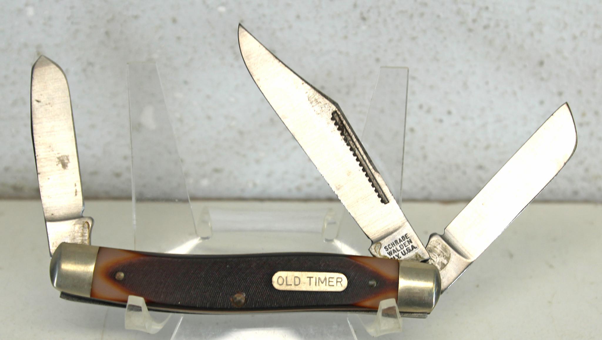 Schrade Walden Cutlery "The Old-Timer" 80T 3 | Proxibid