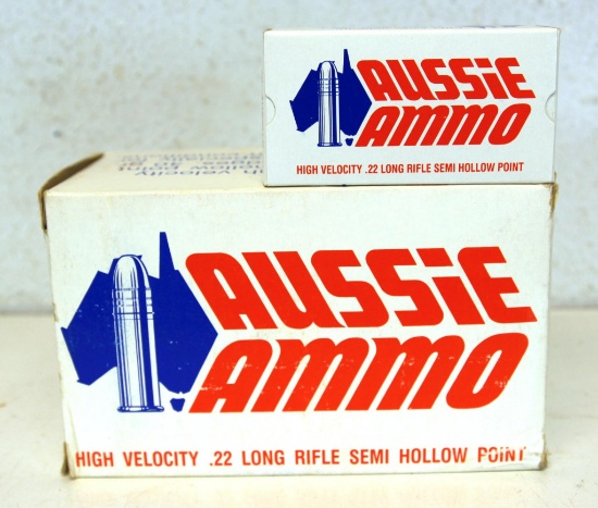 Full Vintage Brick Box Australian Made Aussie Ammo High Velocity .22 LR ...