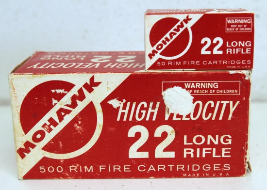 Full Vintage Brick Remington Mohawk High Velocity .22 LR Cartridges ...