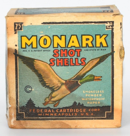 25 Rd Collector Box Of Monark 20 Ga Shotshells | Guns & Military ...