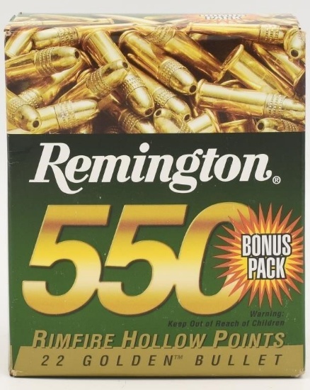 550 Rounds Of Remington .22 LR Golden Bullets | Guns & Military ...