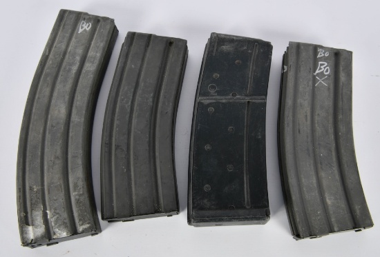 Lot of Four Metal AR Rifle Magazines | Guns & Military Artifacts Gun ...