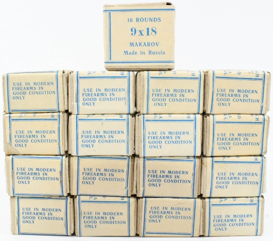 272 Rounds Of 9x18 Makarov Russian Ammunition | Guns & Military ...