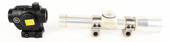 1 CT Red Dot Sight & 1 Leupold Scope | Online Auctions | Proxibid