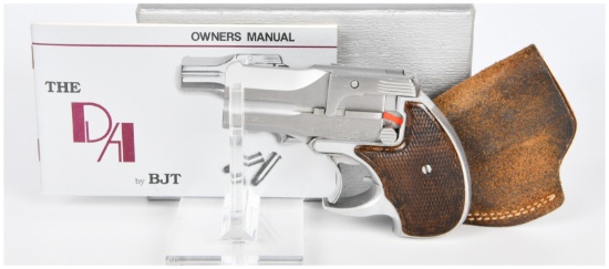 Bellmore Johnson Tool Co. (BTJ) DA Double-Barrel Derringer Pistol, .38 Special, with Box, Manual ...