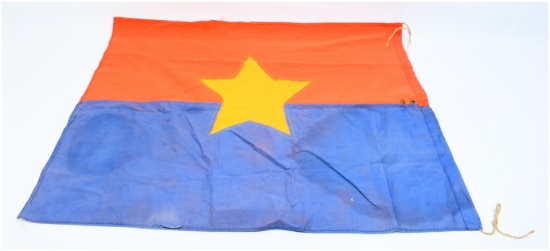 Vietnam War National Liberation Front (NLF) Viet Cong Flag, circa 1967 ...