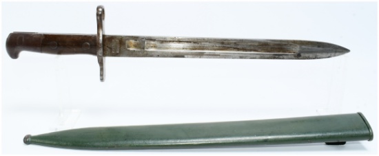 A Swiss M1899 Bayonet and Scabbard by Waffenfabrik Neuhausen | Guns ...