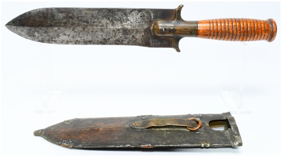 U.S. Springfield Armory Model 1880 Hunting Knife and Scabbard | Guns ...