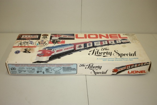 VINTAGE LIONEL THE LIBERTY SPECIAL O GAUGE BICENTENNIAL ELECTRIC TRAIN ...