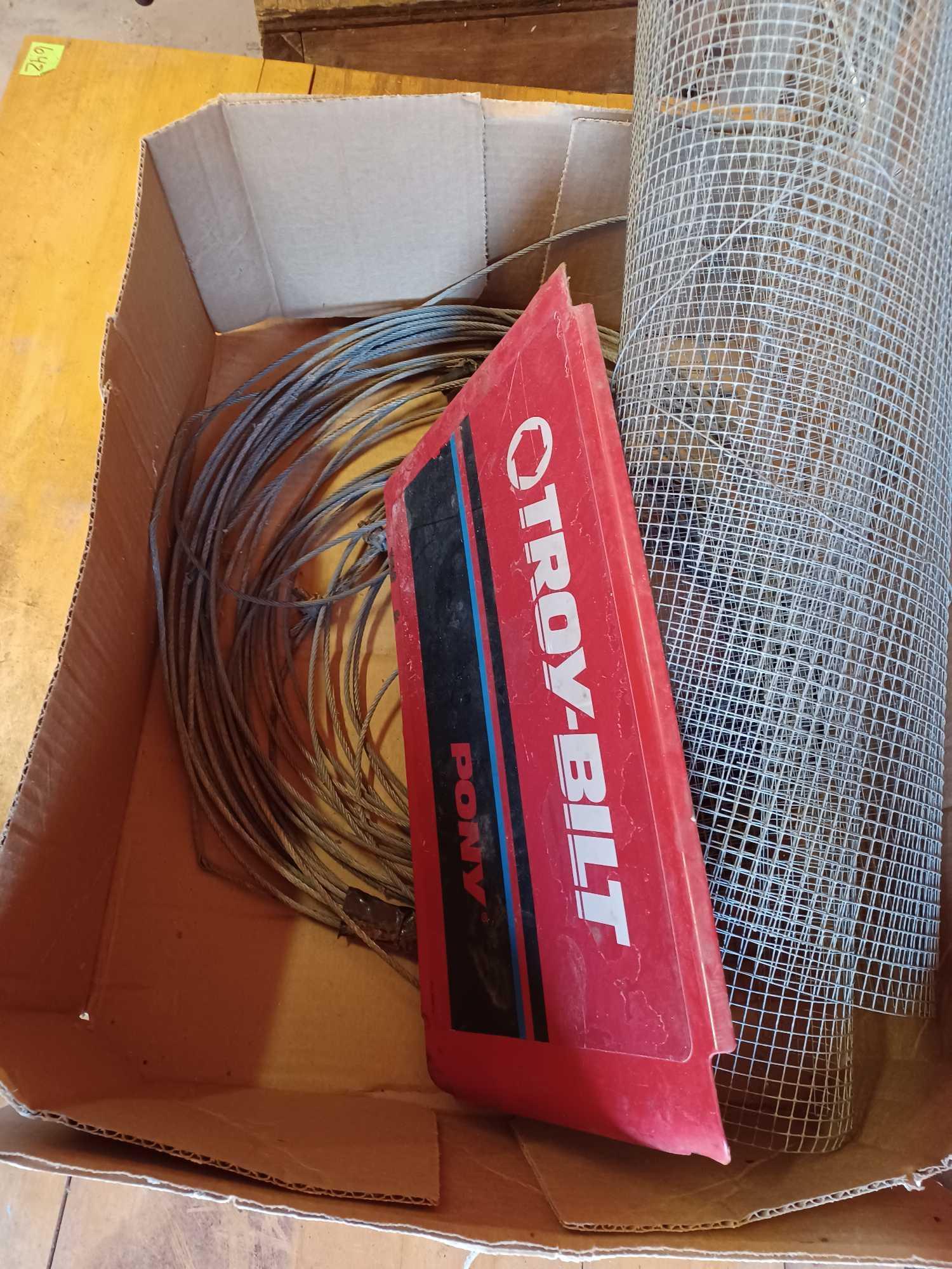 Troy-Bilt Pony Cover Plate, .25 x .25 Sreen Wire, | Proxibid