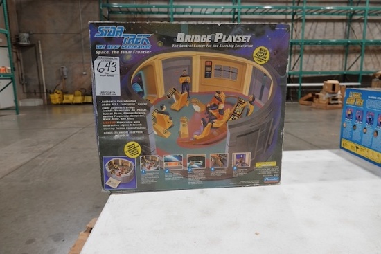 STAR TREK THE NEXT GENERATION BRIDGE PLAYSET THE CONTROL CENTER FOR ...