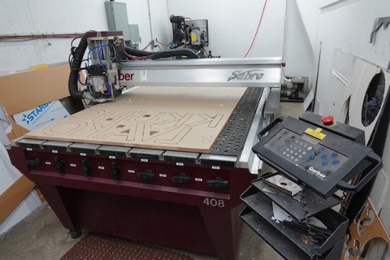 SABRE 408 CNC ROUTER SYSTEM W/COMPUTER & SOFTWARE | Computers ...