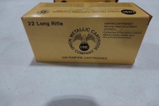 Umc 22 Lr Hi Speed 500 Rimfire Cartridges Online Auctions Proxibid