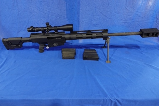 BUSHMASTER FIREARMS .50 BMG MOD: BA50 W/MILLET 6-25X56 SCOPE & | Guns ...