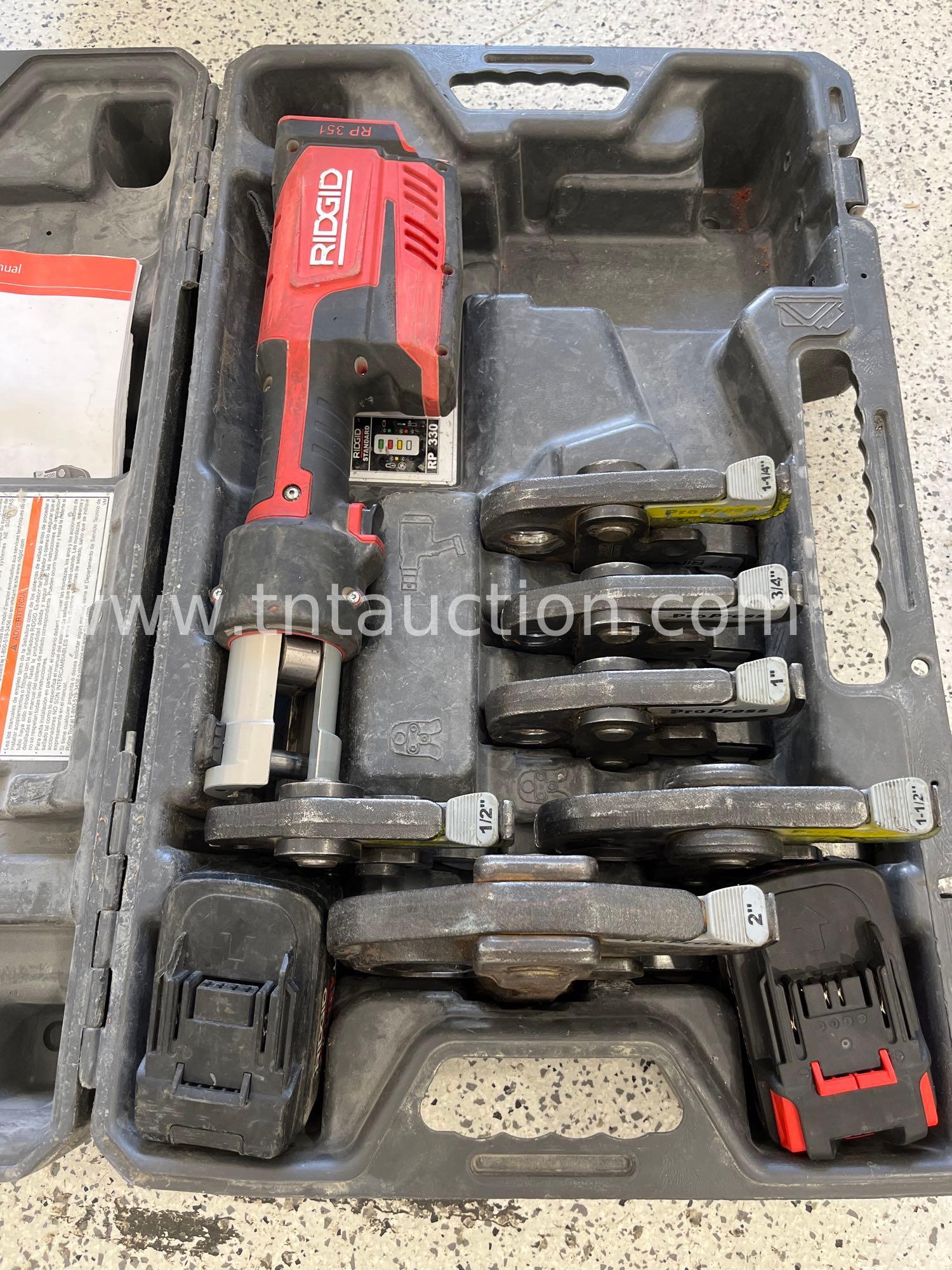Ridgid RP330 press | Proxibid