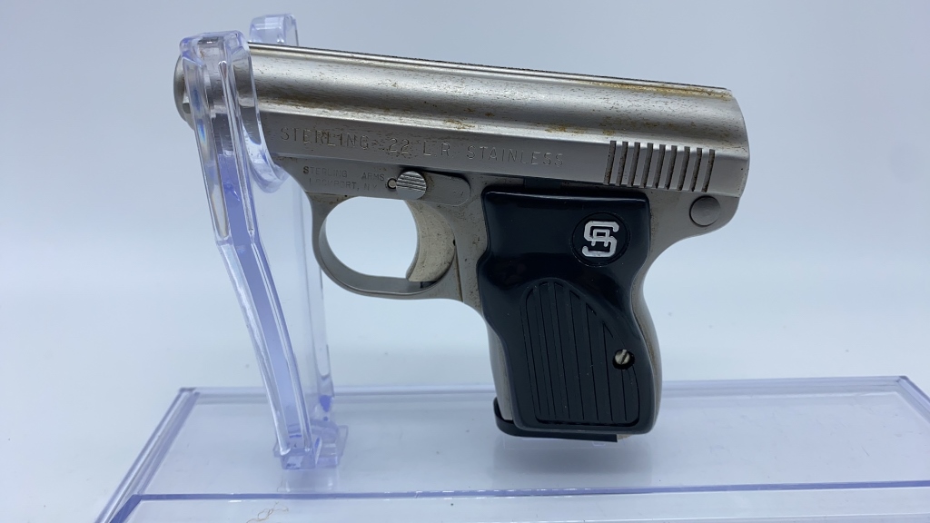 Gun Sterling 302 In 22 Lr Semi Auto Pistol Sold At Auction: Sterling