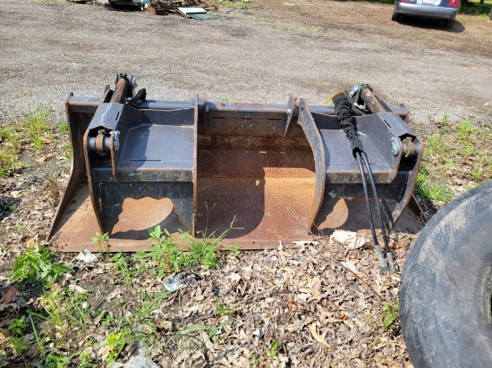84" Twin Cylinder Demo Bucket For Skid Steer | Heavy Construction ...
