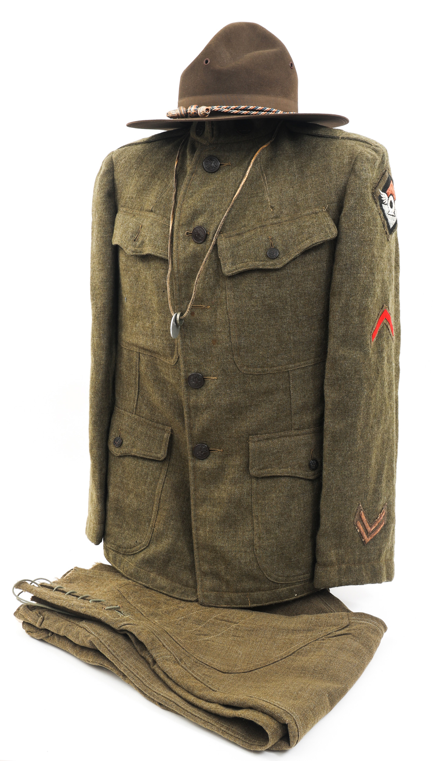 WWI US AAC 14th REGIMENT OF ENGINEERS UNIFORM | Proxibid