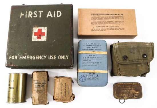WWI - VIETNAM WAR US ARMY FIRST-AID KIT & SUPPLIES | Guns & Military ...