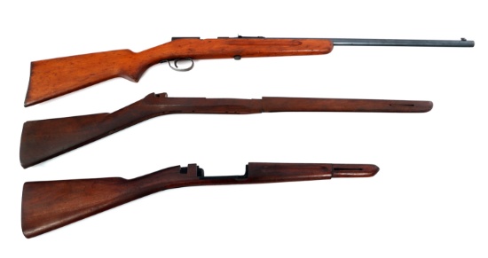 SAVAGE MODEL 3A FOR PARTS AND TWO RIFLE STOCKS | Guns & Military ...