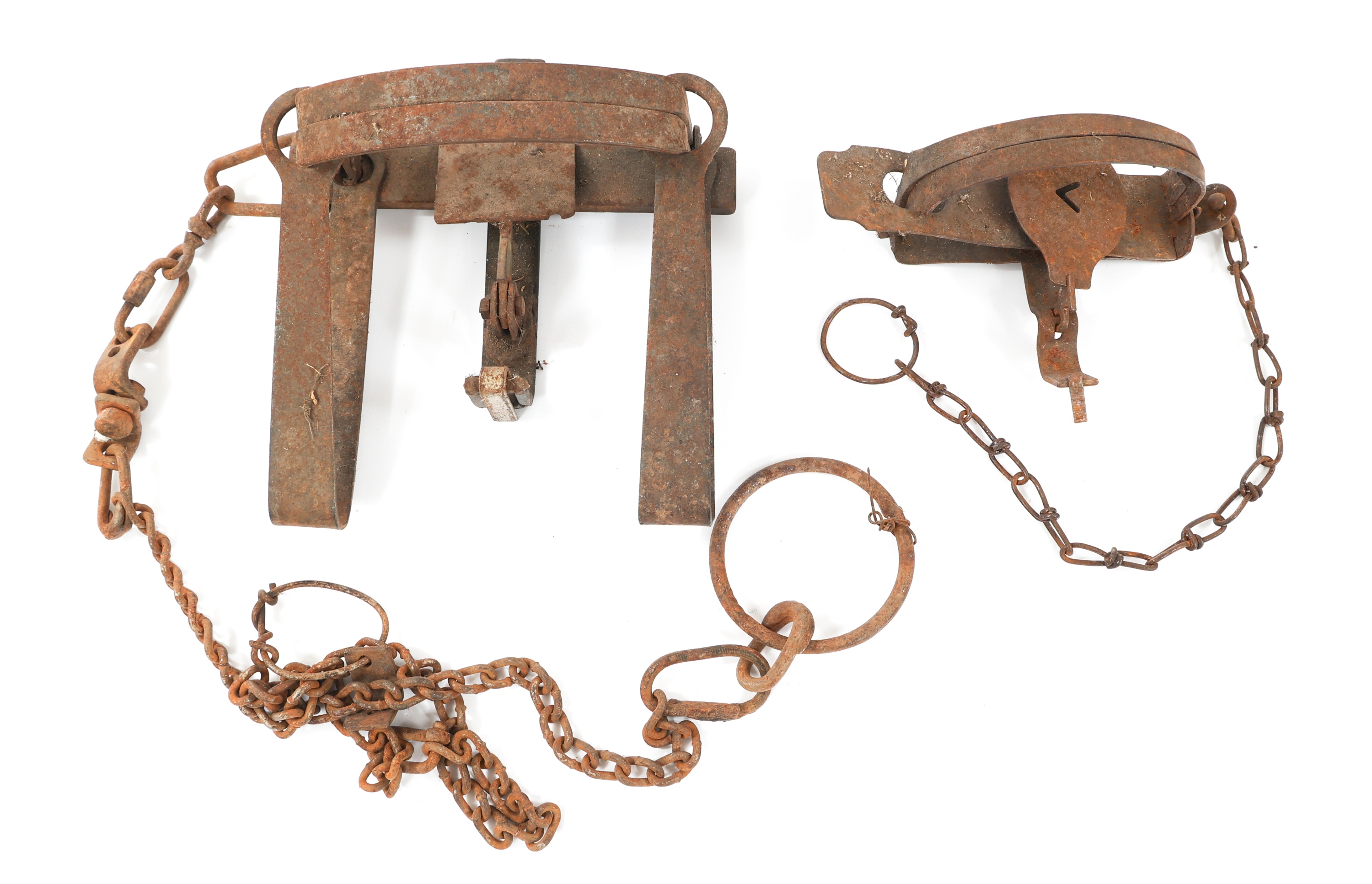 19th C. - WWII STEEL BEAR TRAPS | Proxibid