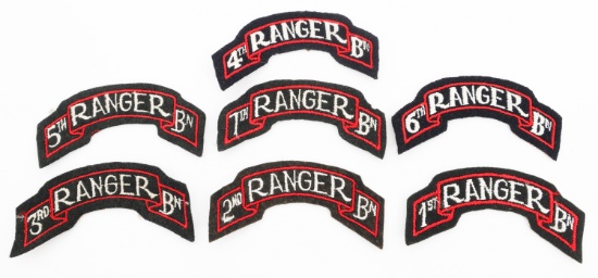 WWII US ARMY RANGER BATTALION PATCHES | Guns & Military Artifacts ...