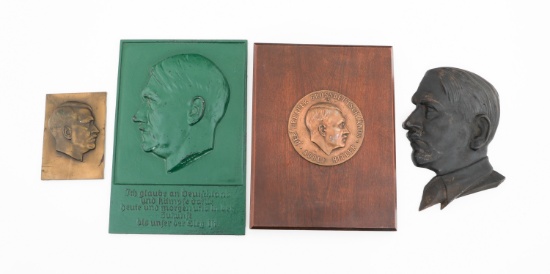 MODERN COPIES OF WWII GERMAN ADOLF HITLER PLAQUES | Guns & Military ...