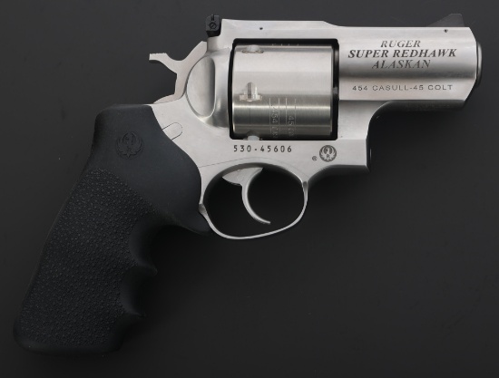 RUGER MODEL SUPER REDHAWK ALASKAN .45 REVOLVER | Guns & Military ...