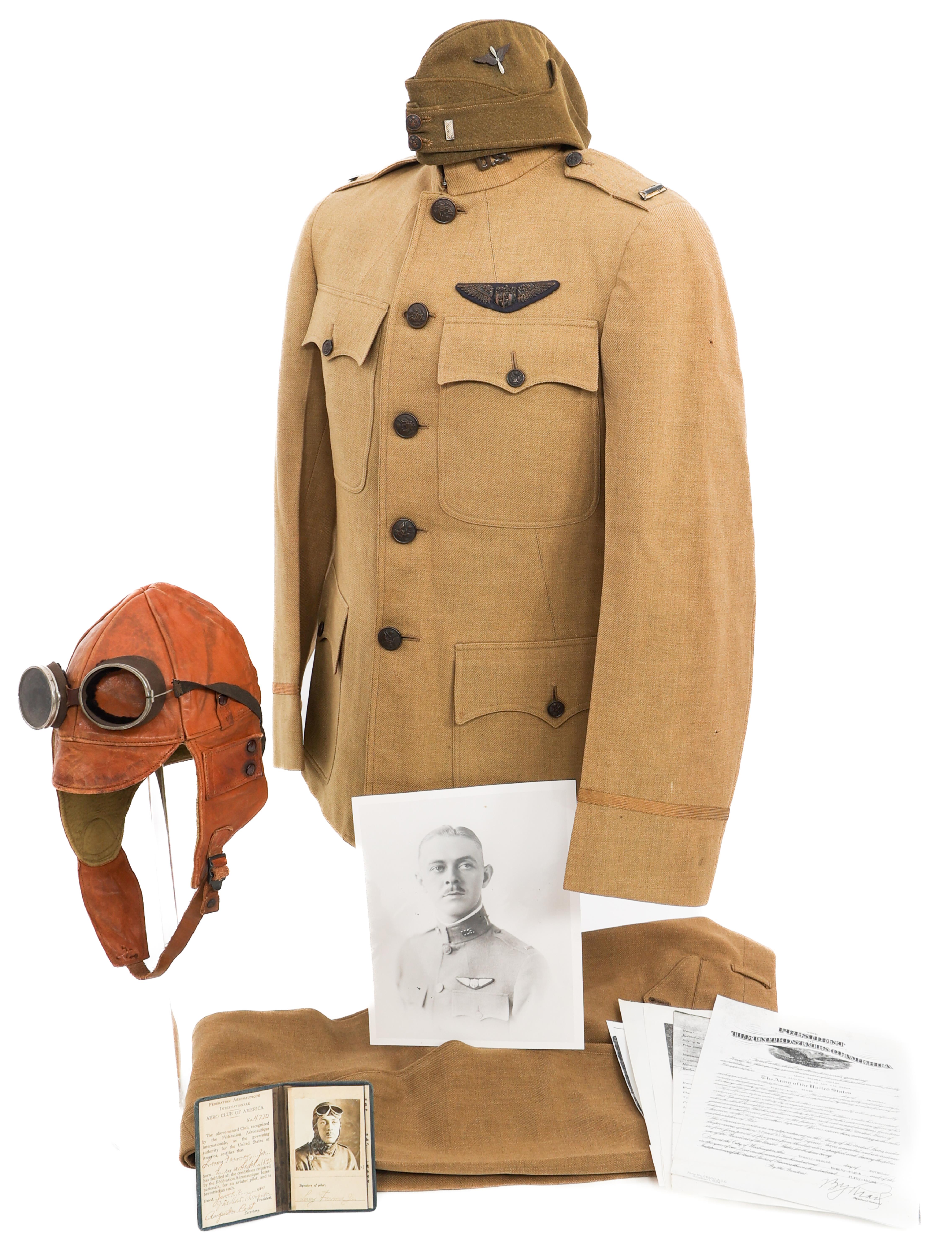 WWI - 1920's US ARMY AIR CORPS NAMED PILOT | Proxibid