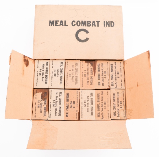 COLD WAR US ARMY UNISSUED MCI RATION CASE | Guns & Military Artifacts ...
